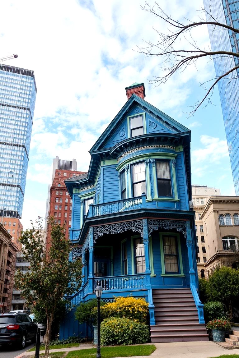 22 Blue Victorian House Color Inspiration Ideas - Lost At E Minor