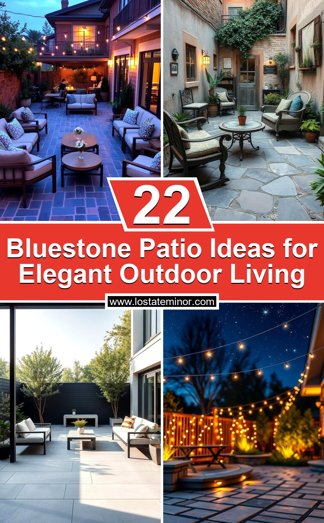 22 Bluestone Patio Ideas for Elegant Outdoor Living - Lost At E Minor
