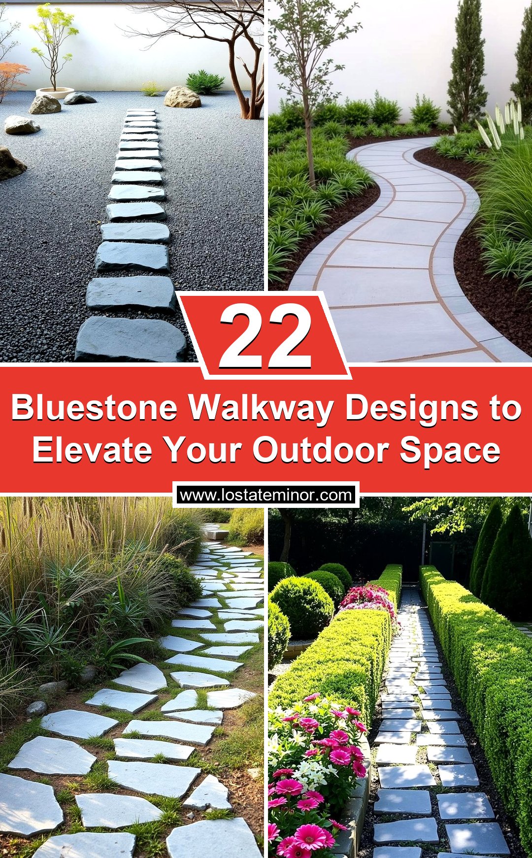 22 Bluestone Walkway Designs to Elevate Your Outdoor Space - Lost At E ...