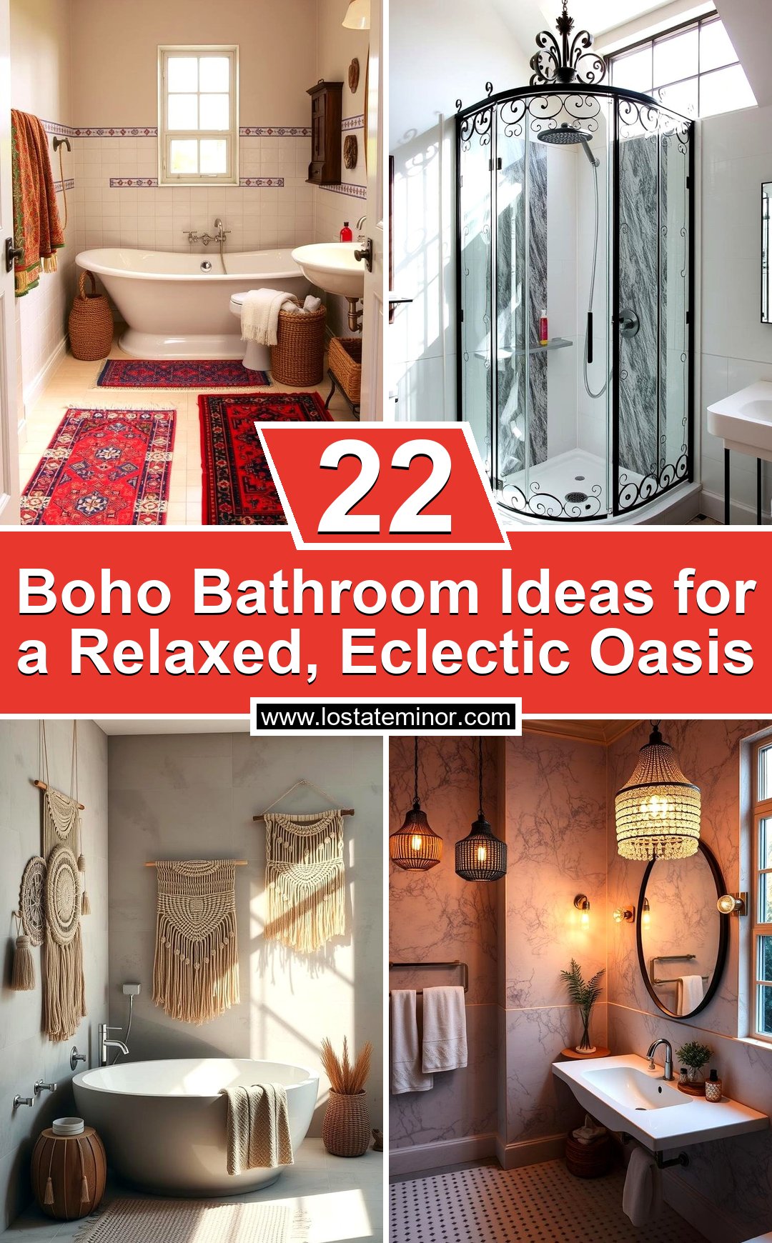 22 Boho Bathroom Ideas for a Relaxed, Eclectic Oasis - Lost At E Minor