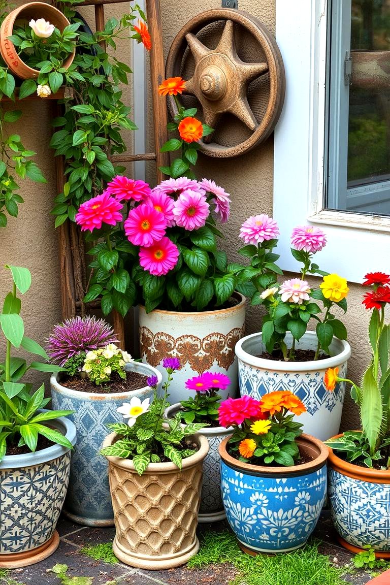 22 Creative Corner Garden Ideas with Pots for Small Spaces - Lost At E ...