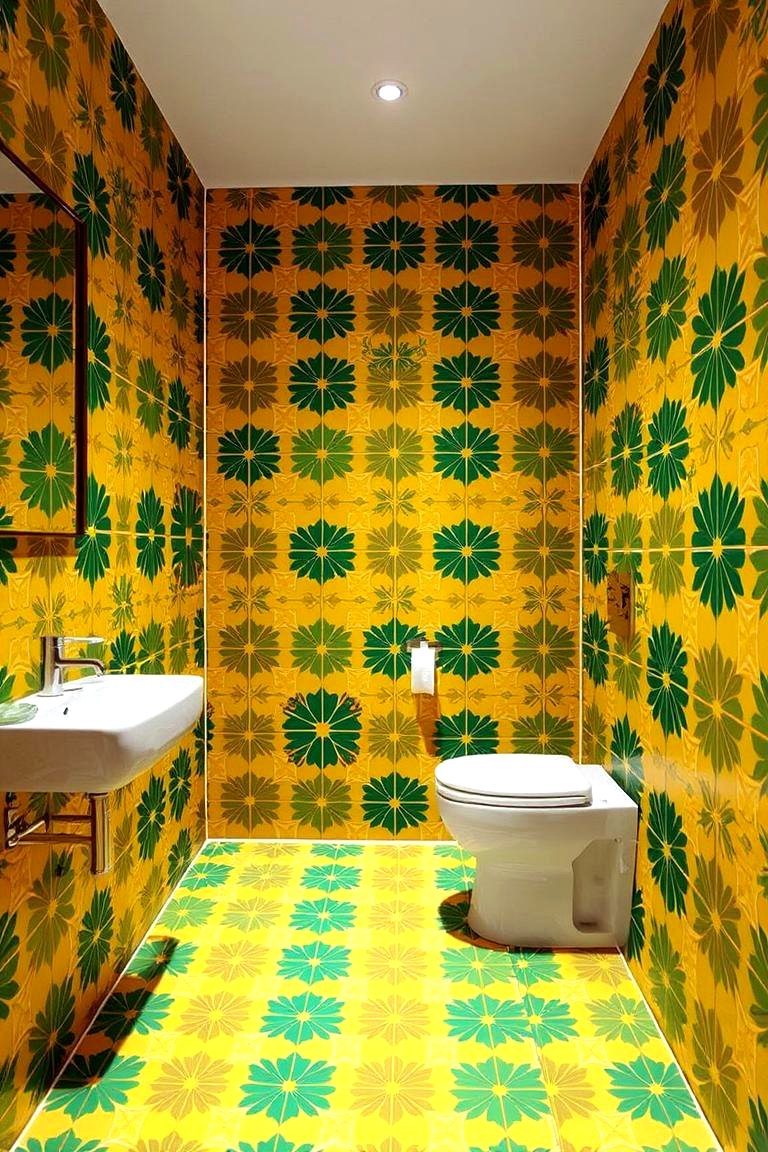 22 Yellow & Green Bathroom Ideas for Fresh Spaces - Lost At E Minor