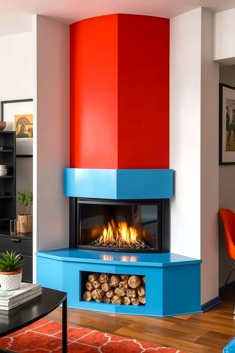 22 Modern Corner Gas Fireplace Ideas for Energy-Efficient Homes - Lost ...