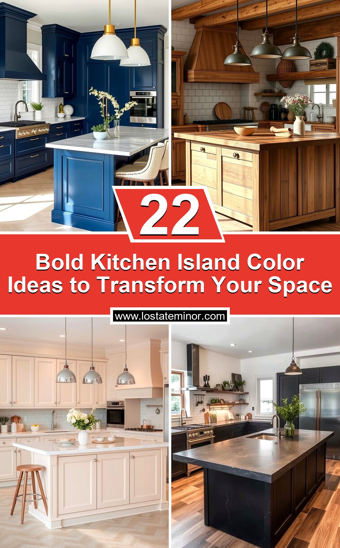 22 Bold Kitchen Island Color Ideas to Transform Your Space - Lost At E ...