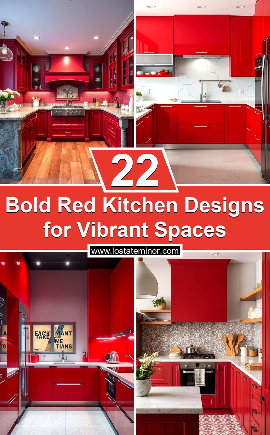 22 Bold Red Kitchen Designs for Vibrant Spaces - Lost At E Minor