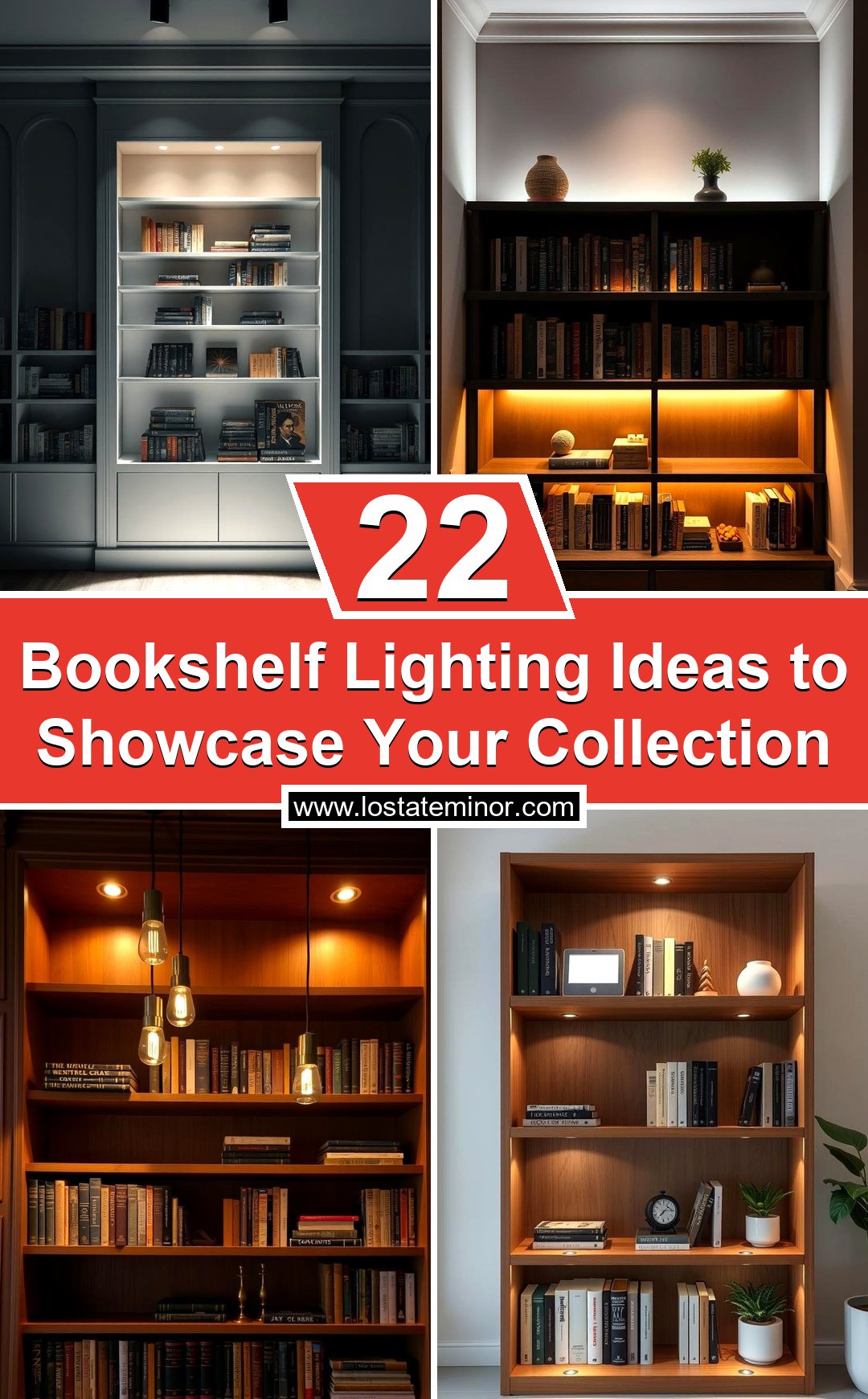 22 Bookshelf Lighting Ideas to Showcase Your Collection - Lost At E Minor