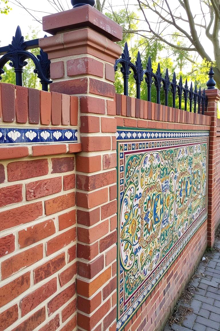 22 Brick Fence Designs for Privacy and Classic Style - Lost At E Minor