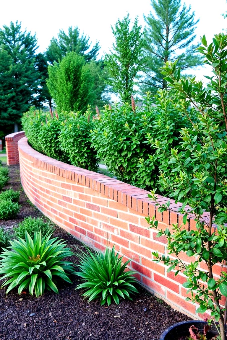 22 Brick Fence Designs for Privacy and Classic Style - Lost At E Minor