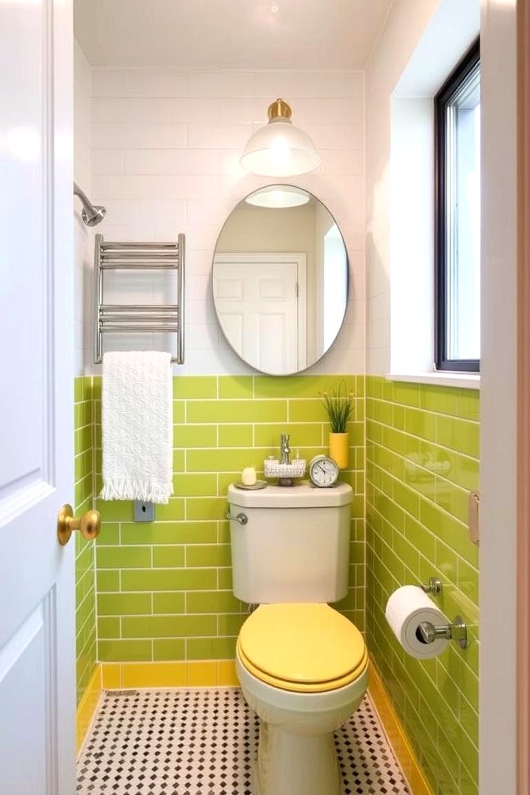 22 Yellow & Green Bathroom Ideas for Fresh Spaces - Lost At E Minor