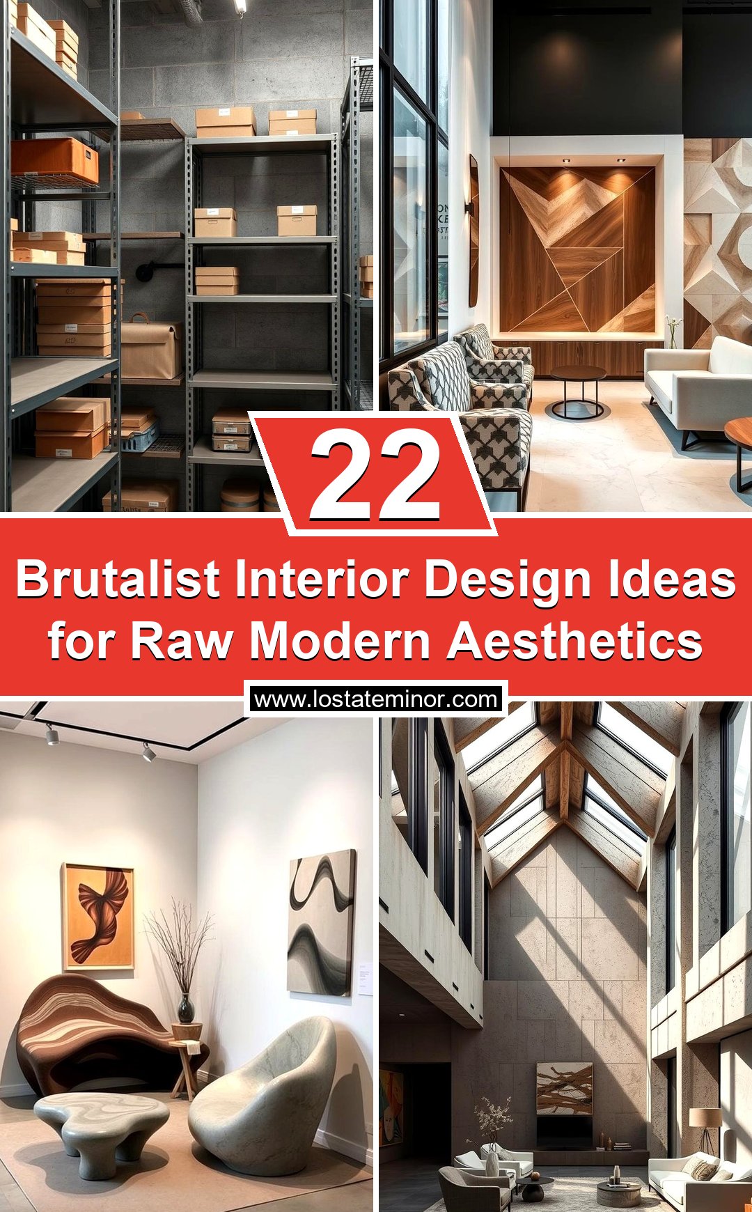22 Brutalist Interior Design Ideas for Raw Modern Aesthetics - Lost At ...