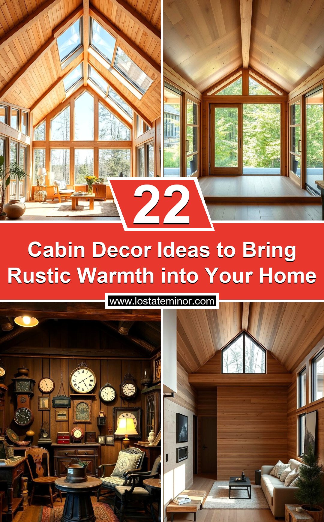 22 Cabin Decor Ideas to Bring Rustic Warmth into Your Home - Lost At E ...