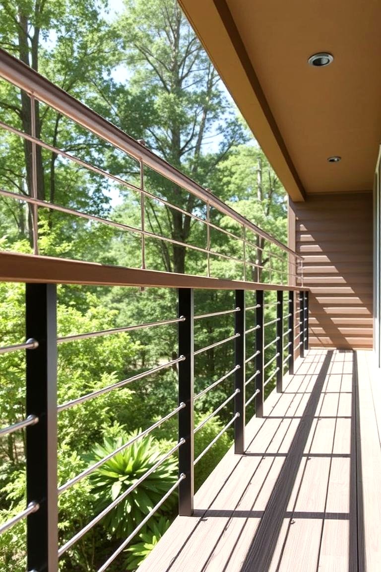 22 Stylish Deck Railing Ideas to Elevate Your Outdoor Space - Lost At E ...