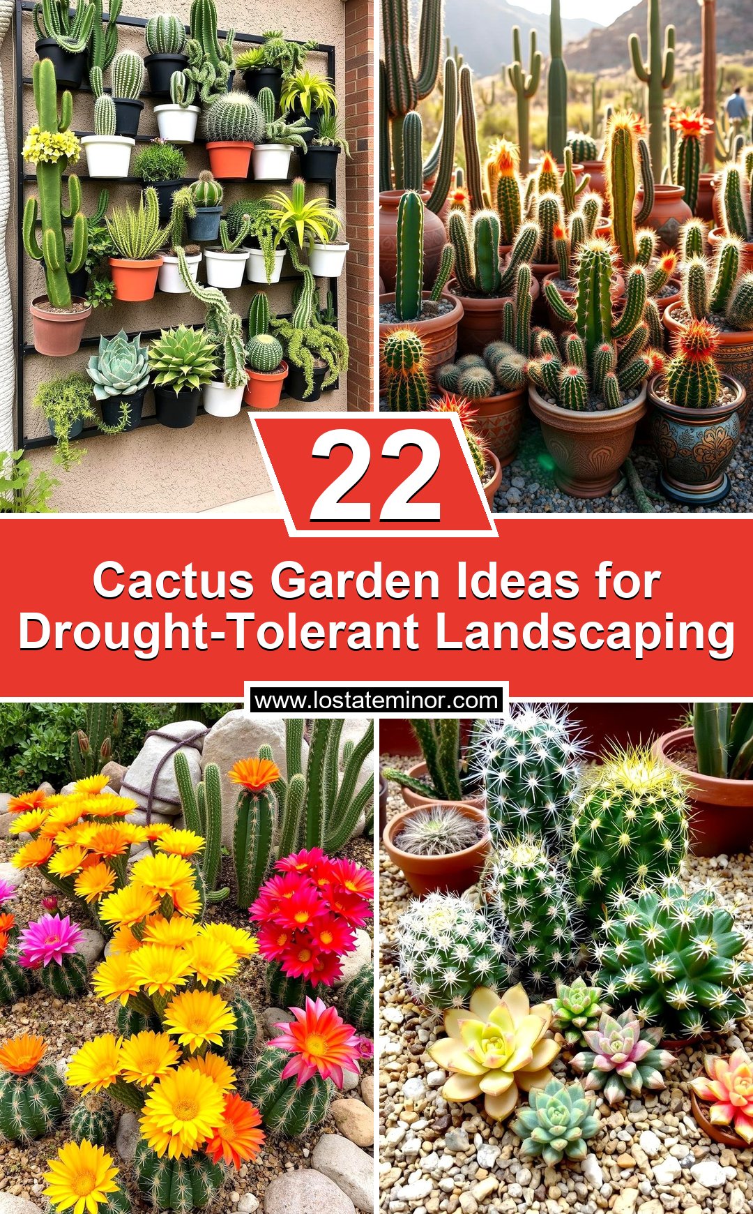 22 Cactus Garden Ideas for Drought-Tolerant Landscaping - Lost At E Minor
