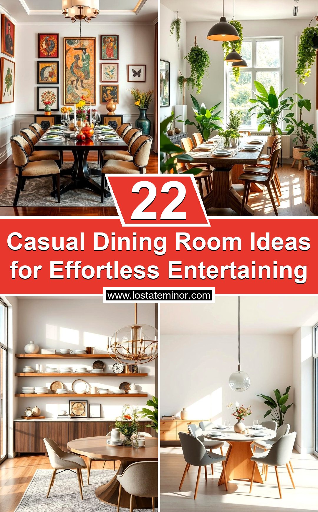 22 Casual Dining Room Ideas for Effortless Entertaining - Lost At E Minor