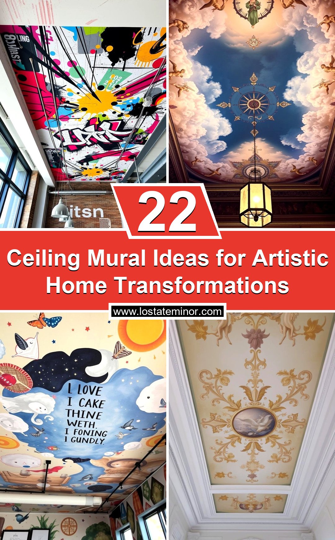 22 Ceiling Mural Ideas for Artistic Home Transformations - Lost At E Minor