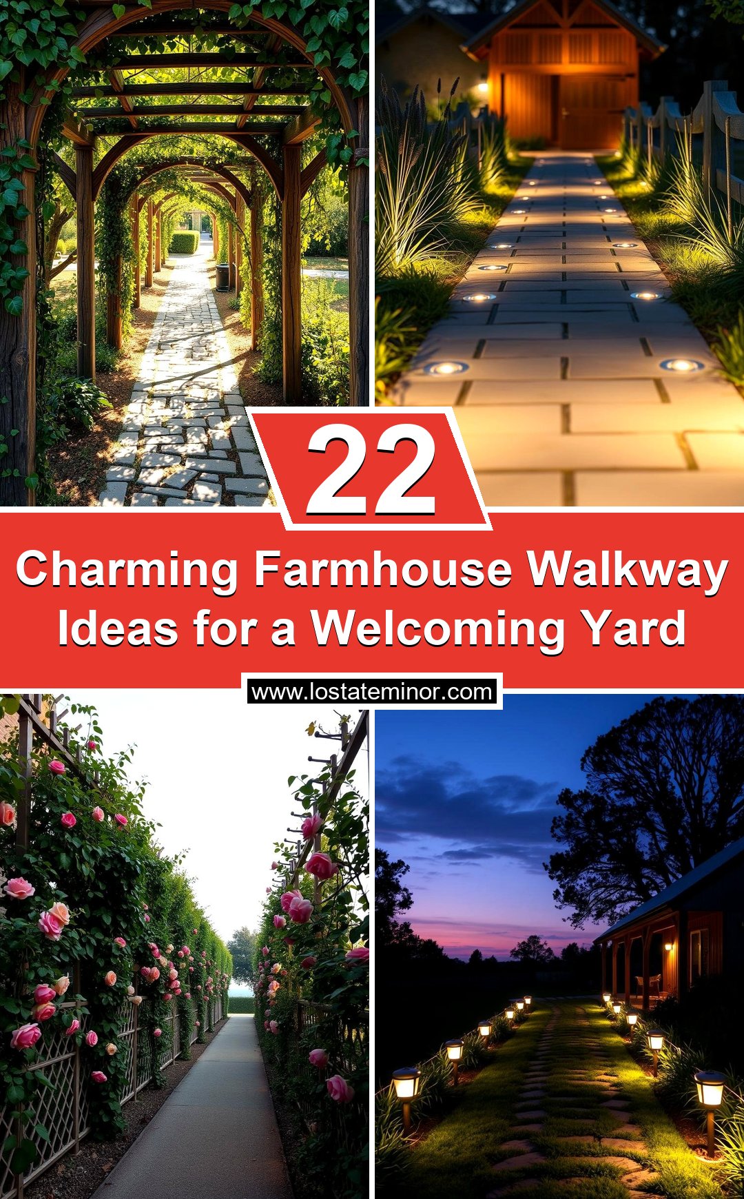 22 Charming Farmhouse Walkway Ideas for a Welcoming Yard - Lost At E Minor