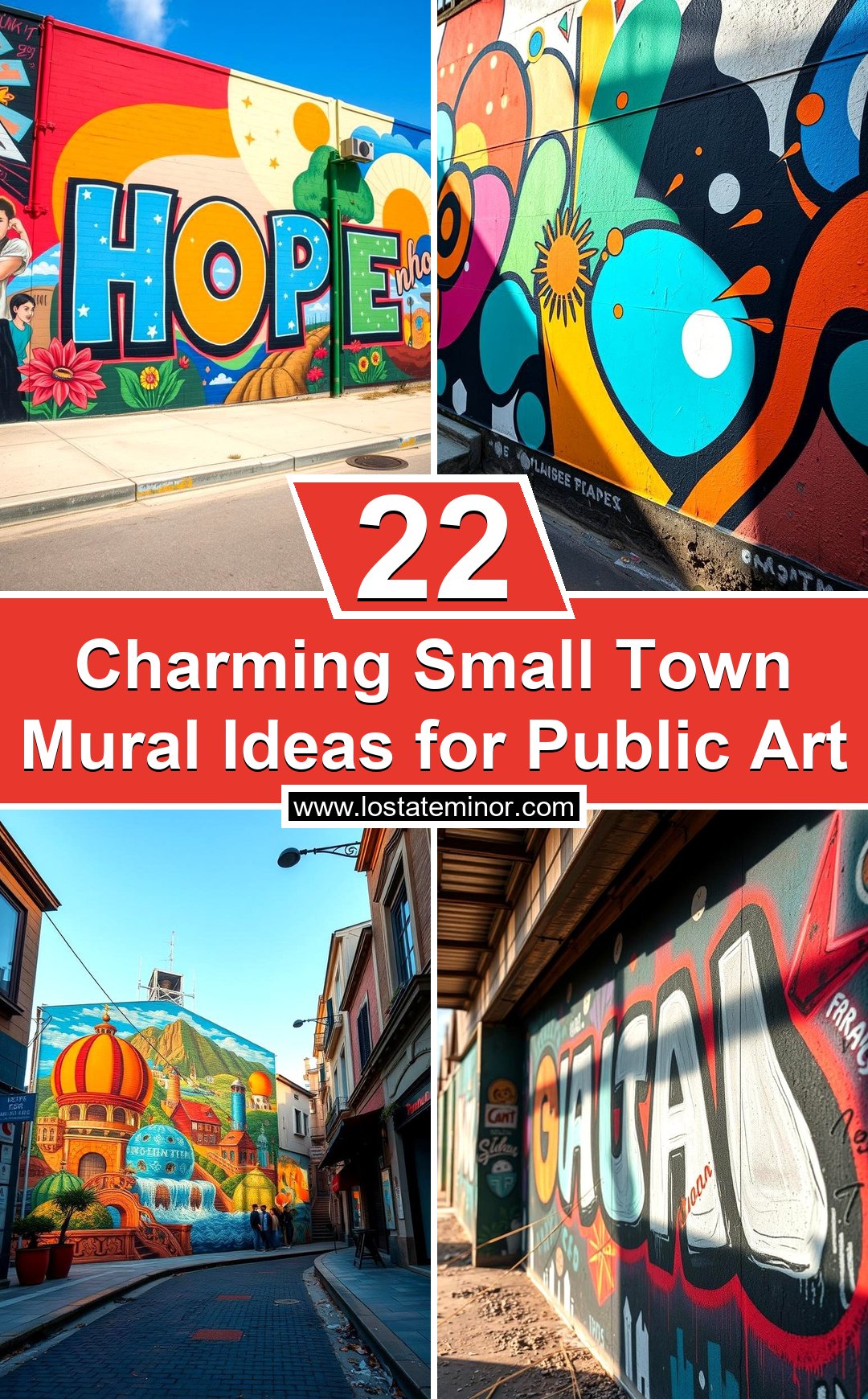 22 Charming Small Town Mural Ideas for Public Art - Lost At E Minor