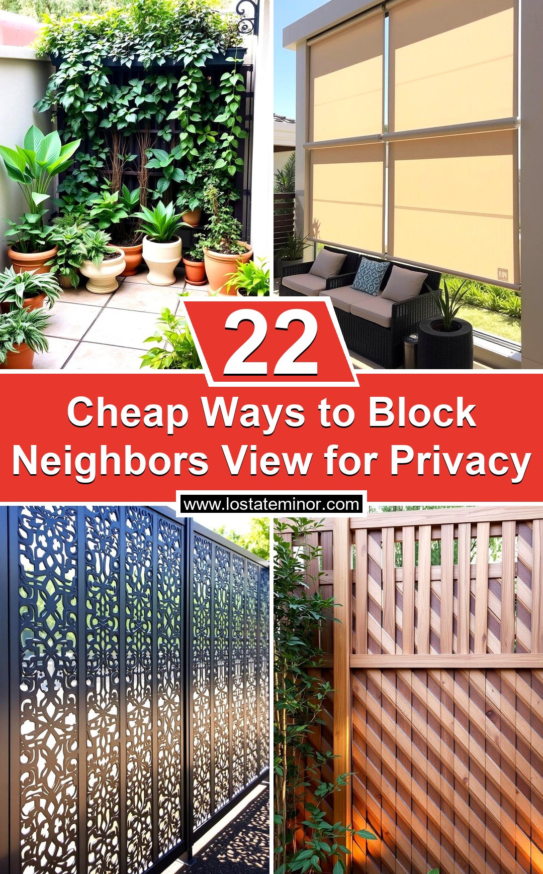 22 Cheap Ways to Block Neighbors View for Privacy - Lost At E Minor