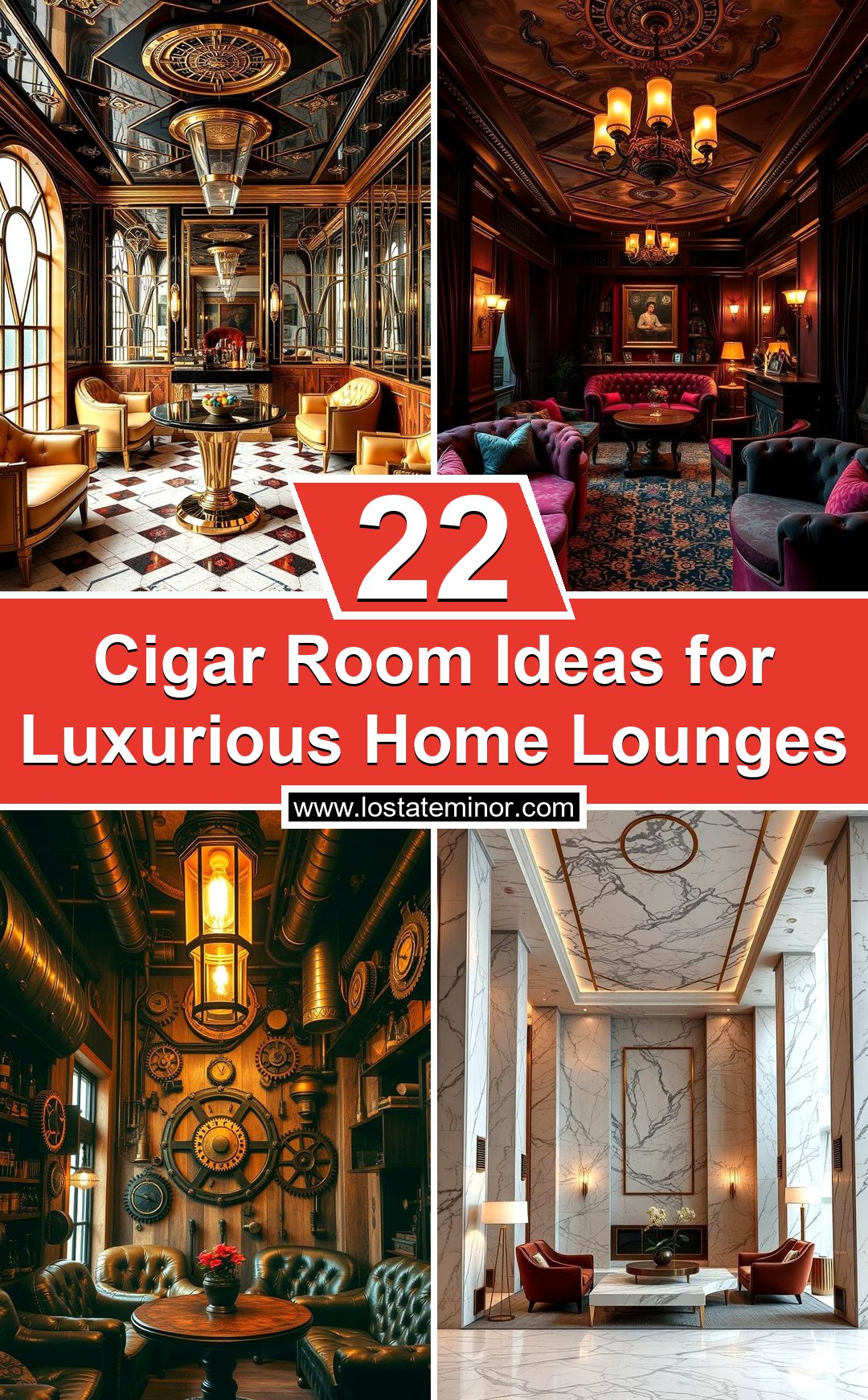 22 Cigar Room Ideas for Luxurious Home Lounges - Lost At E Minor