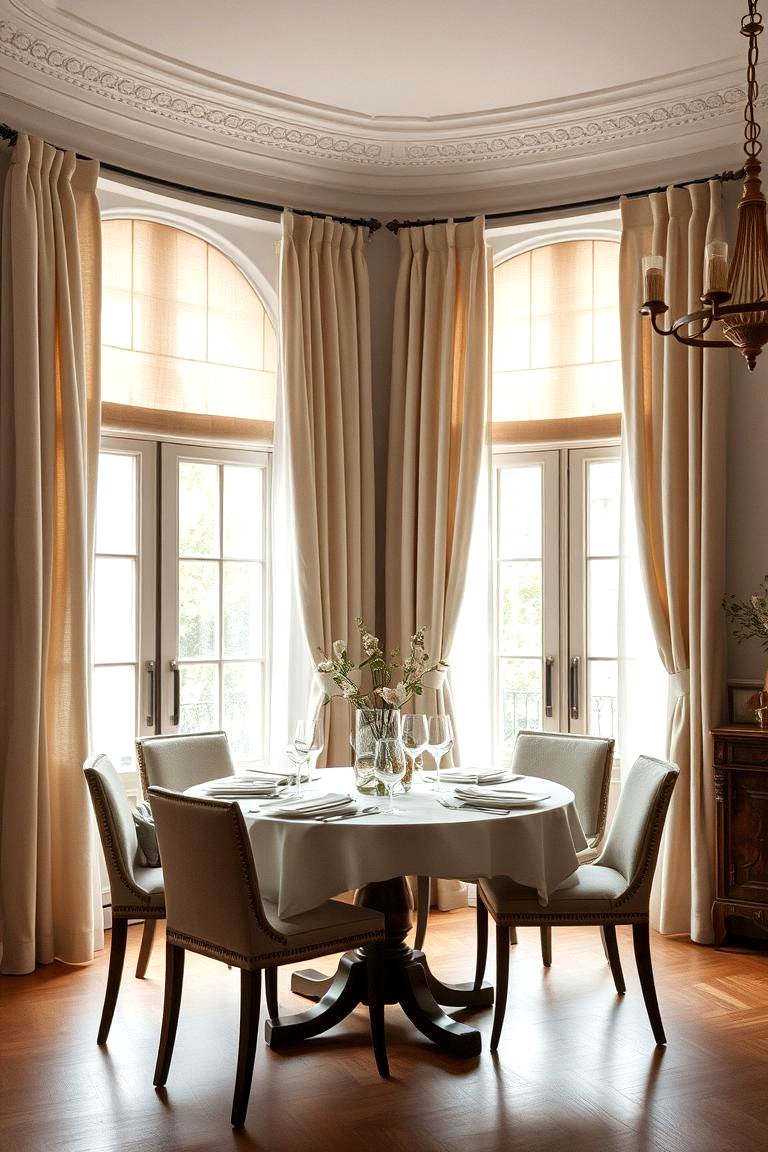22 Dining Room Curtain Ideas for Stylish Windows - Lost At E Minor