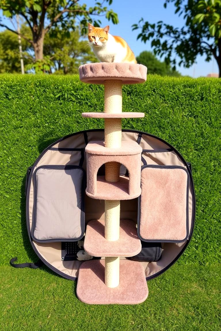 22 Outdoor Cat Tree Ideas for Feline Adventures - Lost At E Minor