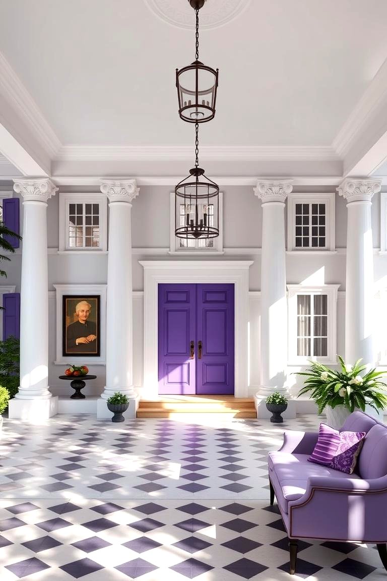 22 Stunning Purple House Exterior Ideas to Boost Curb Appeal - Lost At ...