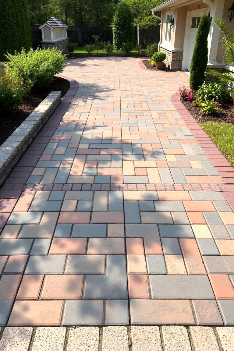22 Concrete Driveway Ideas for Durable & Stylish Home Entries - Lost At ...