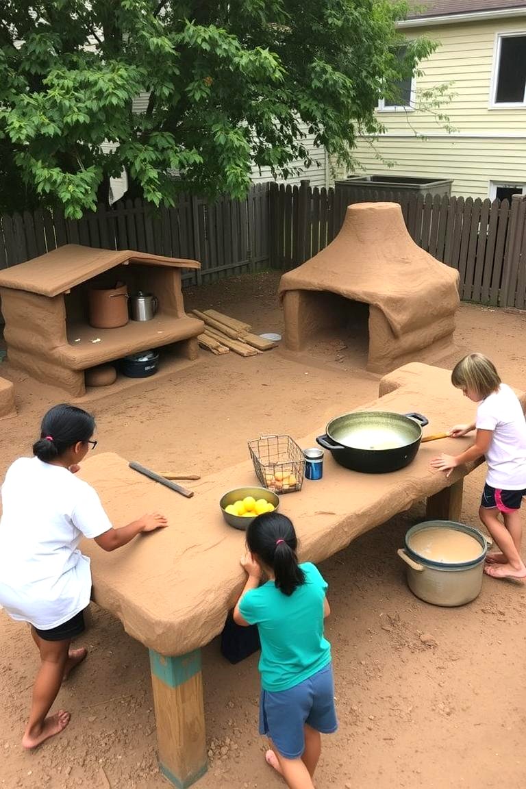 22 Creative Mud Kitchen Ideas for Kids' Play Areas - Lost At E Minor