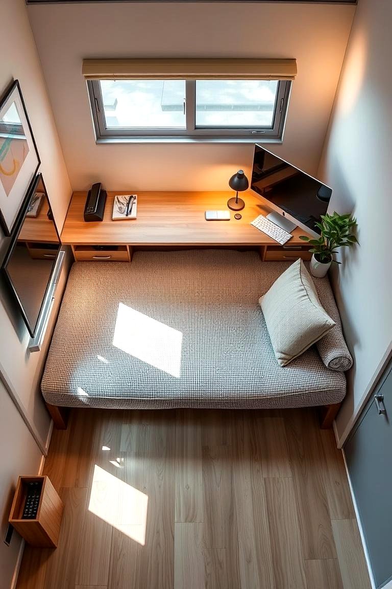 22 Space-Saving Futon Bedroom Layouts & Ideas - Lost At E Minor