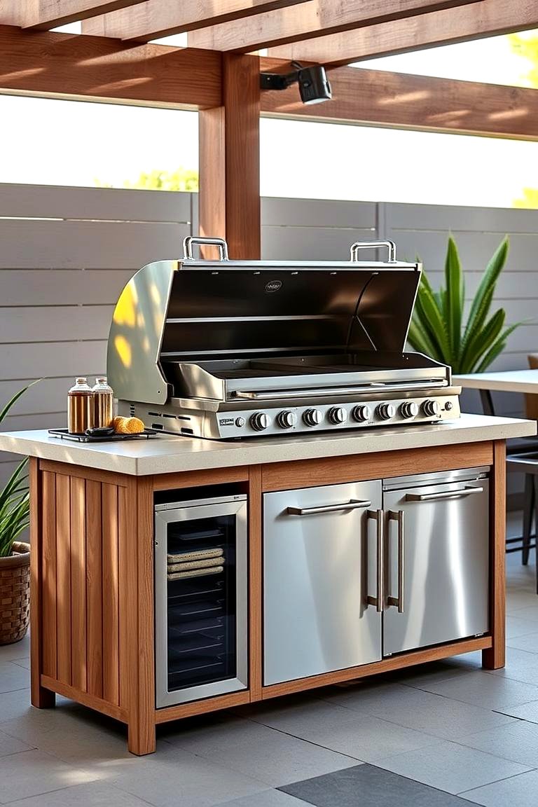 22 Sizzling BBQ Island Ideas for Your Outdoor Cooking Oasis - Lost At E ...