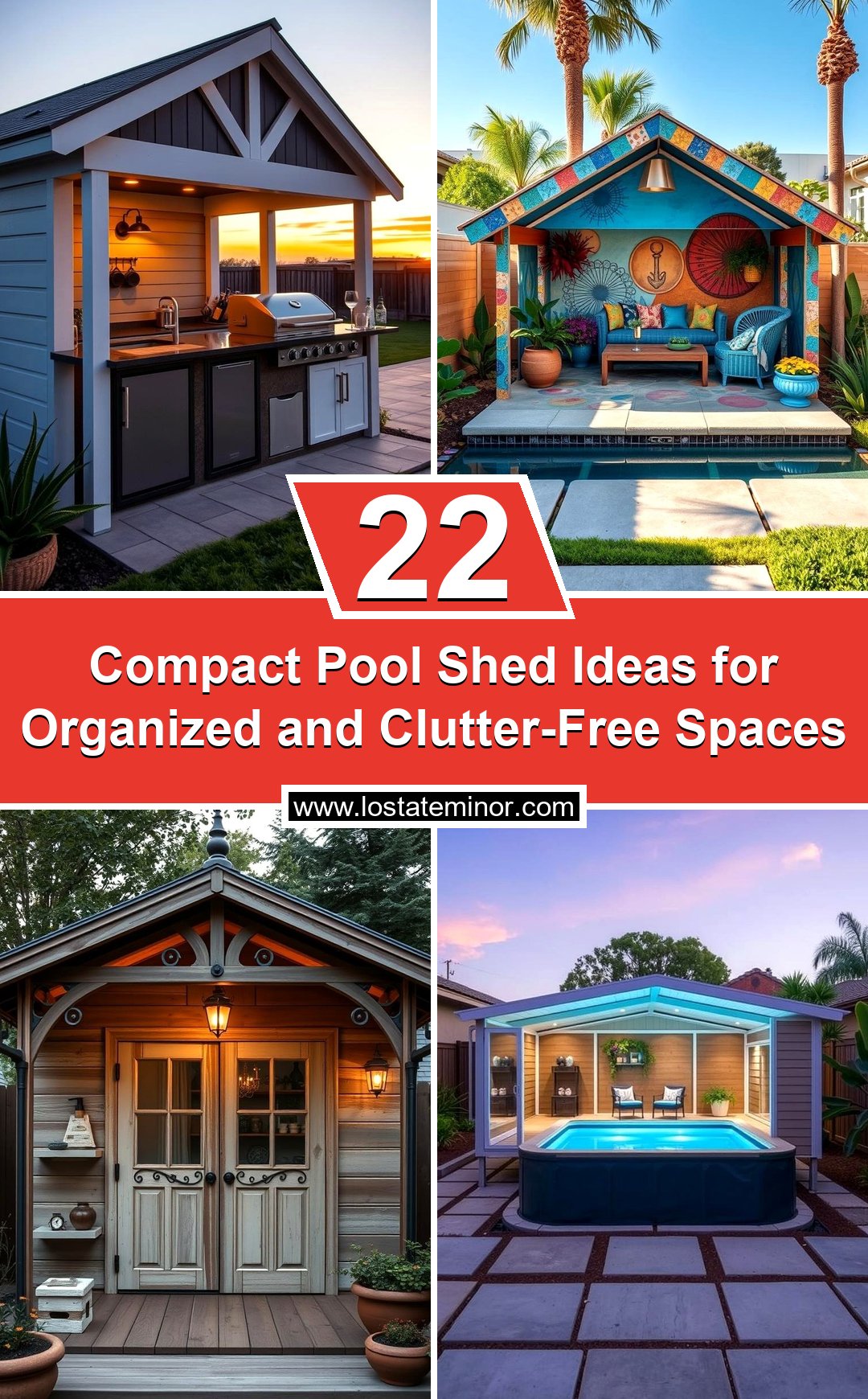 22 Compact Pool Shed Ideas for Organized and Clutter-Free Spaces - Lost ...