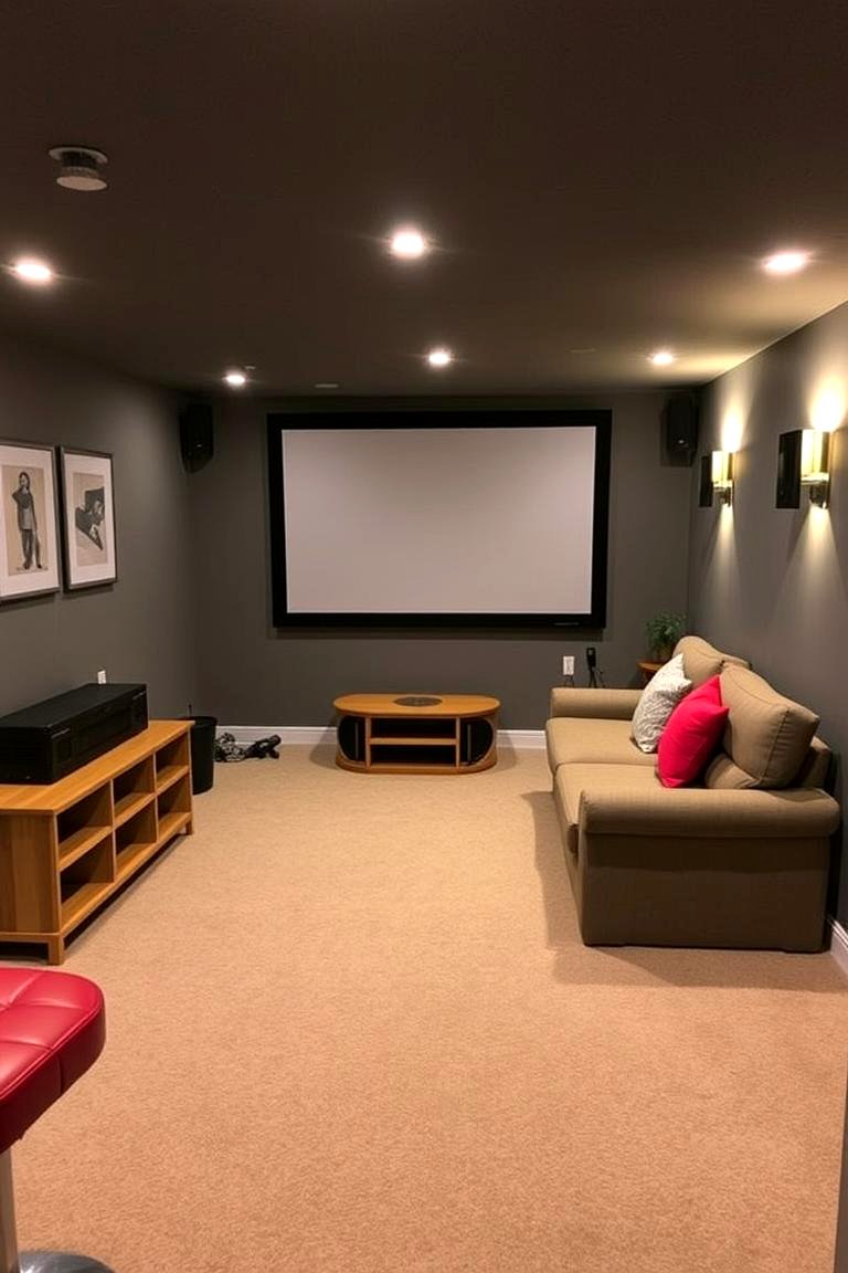 22 Basement Home Theater Ideas for Movie Night Perfection - Lost At E Minor