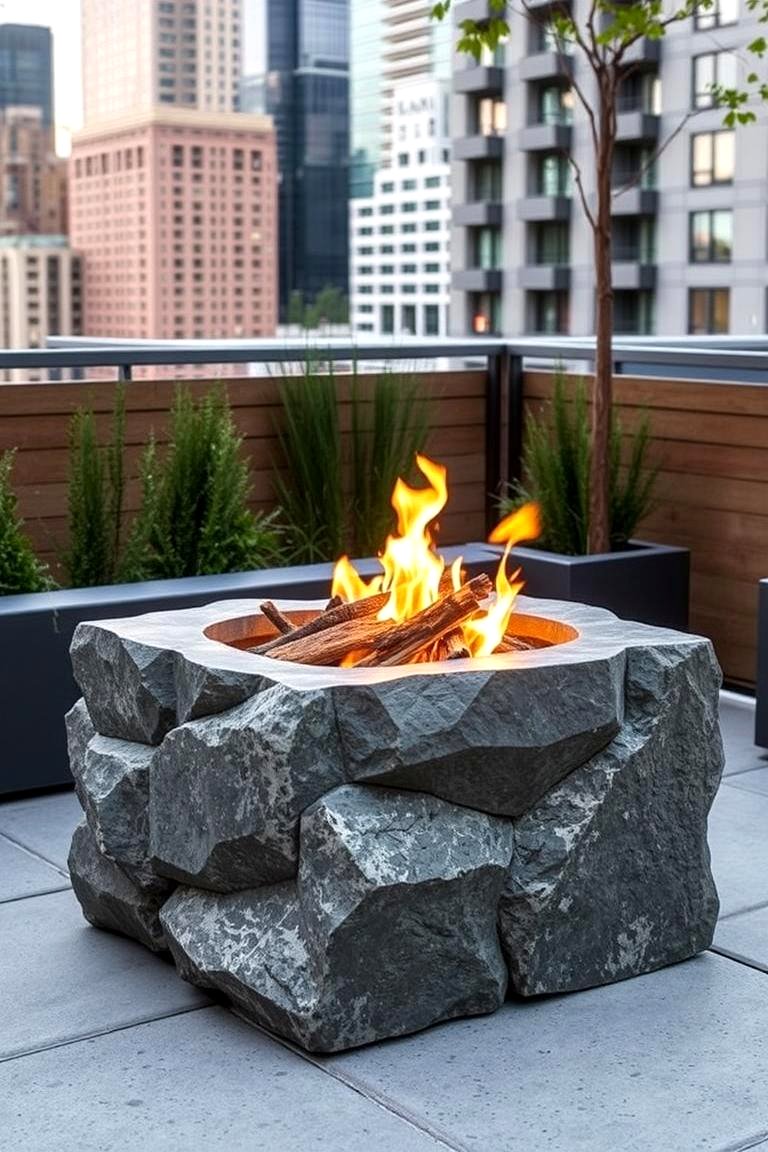 22 Stunning Rock Fire Pit Ideas for Outdoor Gatherings - Lost At E Minor
