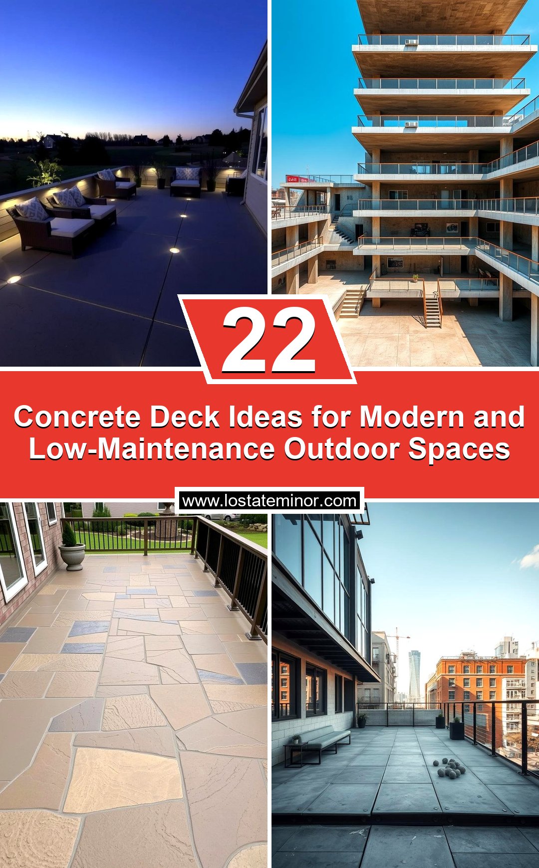22 Concrete Deck Ideas for Modern & Low-Maintenance Outdoor Spaces ...