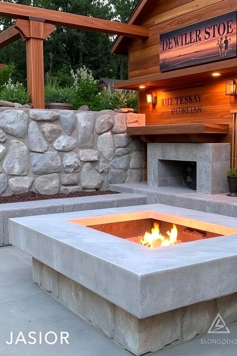 22 Rustic Fire Pit Ideas for Cozy Outdoor Gatherings Year-Round - Lost ...