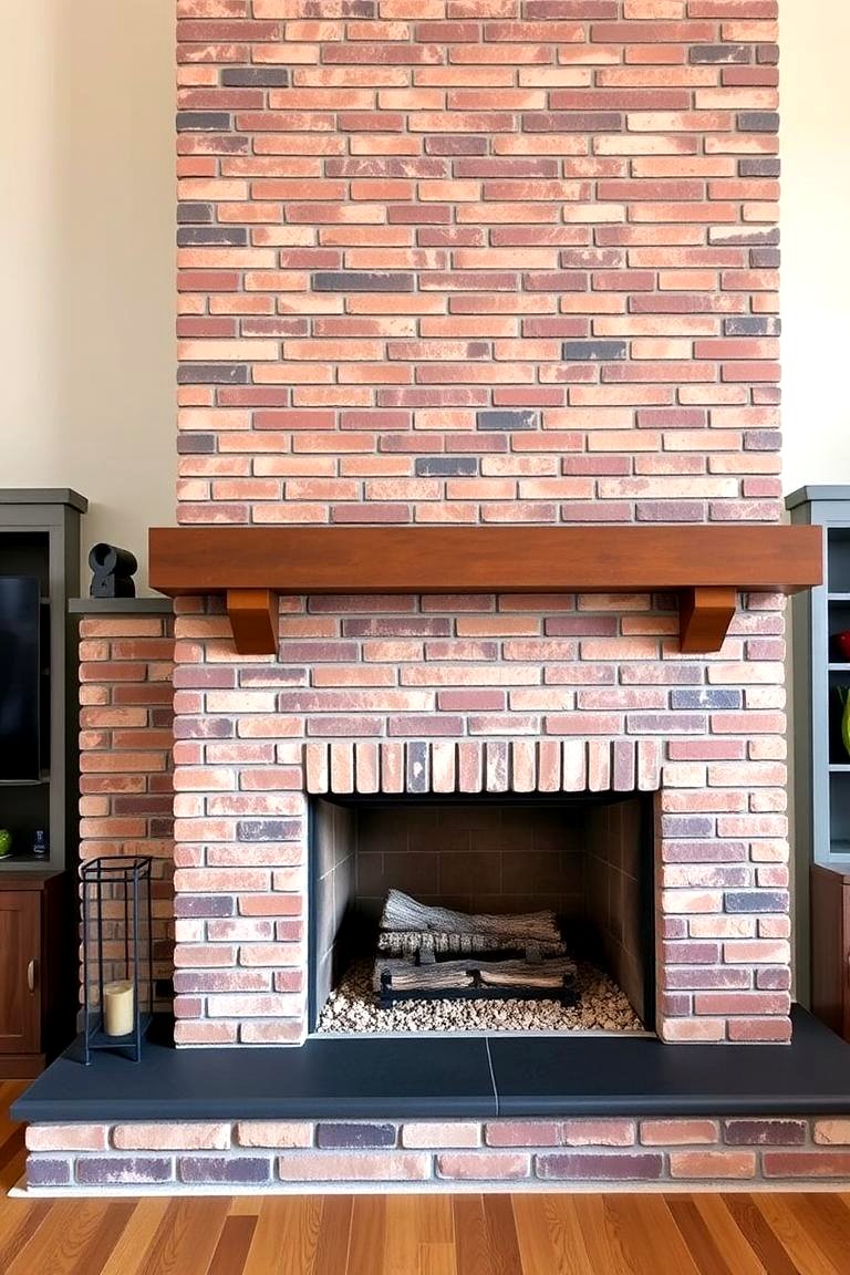 22 Brick Fireplace Ideas to Anchor Your Living Room Design - Lost At E ...
