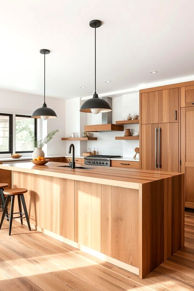 22 Farmhouse Kitchen Island Ideas for a Spacious, Rustic Look - Lost At ...