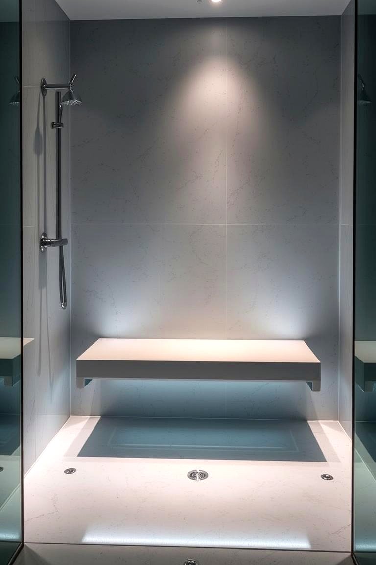 22 Functional Walk-In Shower Ideas With Bench Seating - Lost At E Minor
