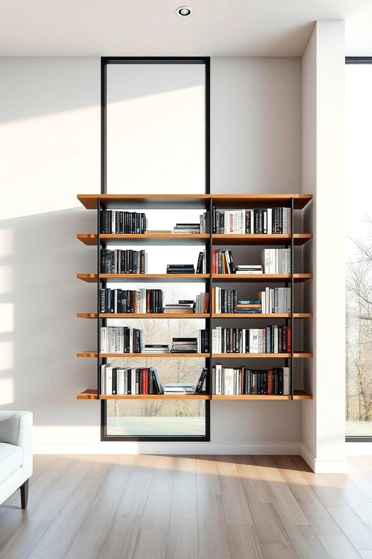 22 Bookcases Around Window Design Ideas for Stylish Homes - Lost At E Minor