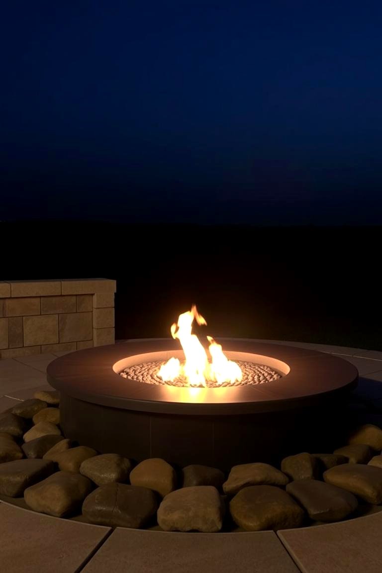 22 Stunning Rock Fire Pit Ideas for Outdoor Gatherings - Lost At E Minor