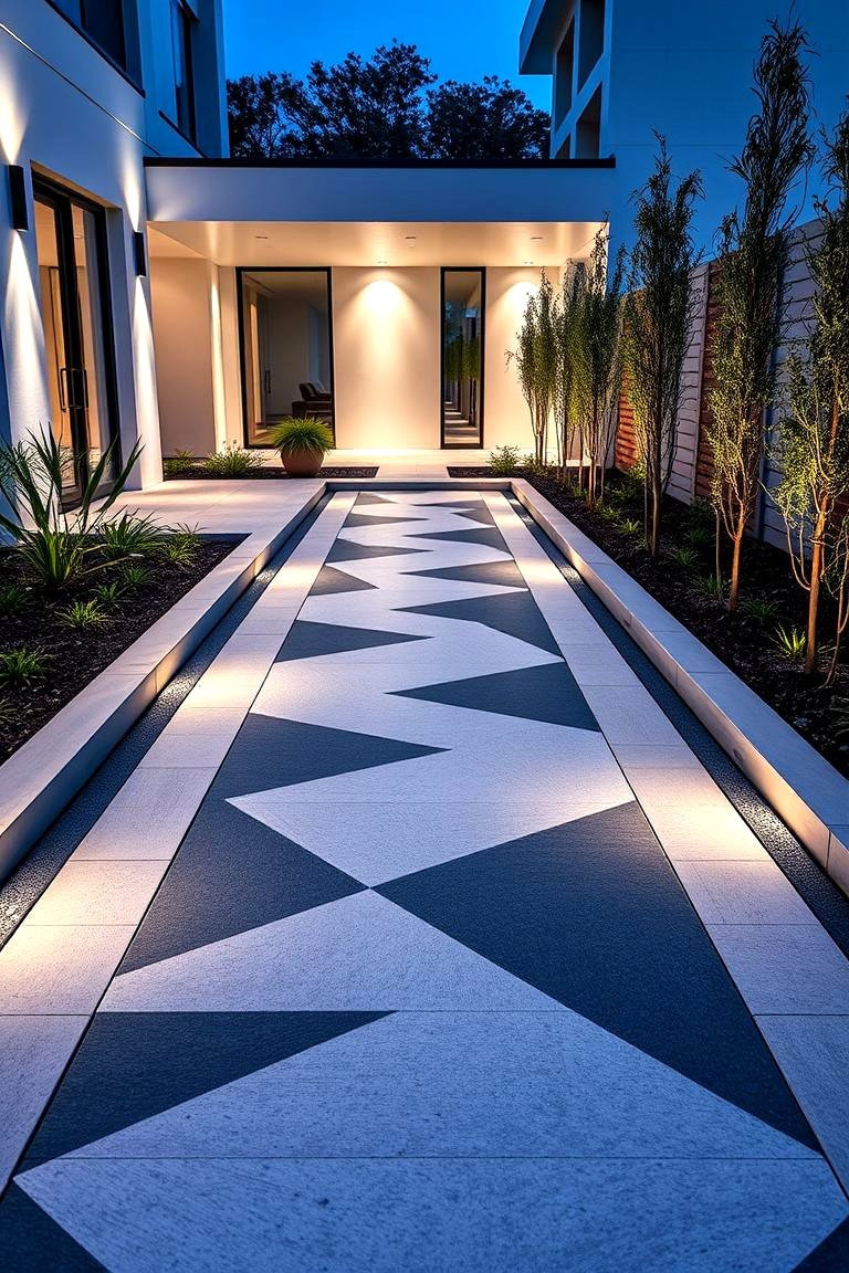 22 Composite Walkway Designs: Low-Maintenance Garden Paths - Lost At E ...