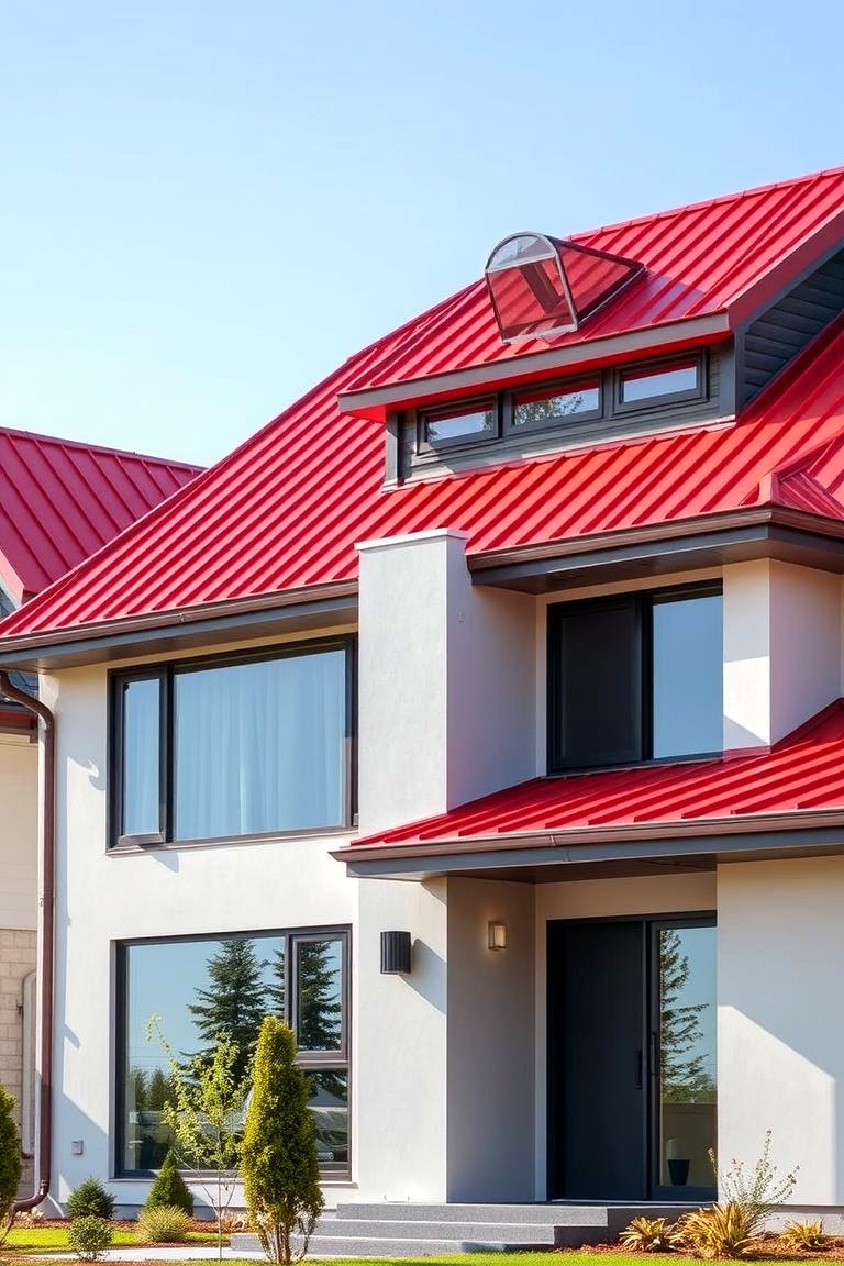 22 Dark Red House Exterior Ideas for Bold Curb Appeal - Lost At E Minor