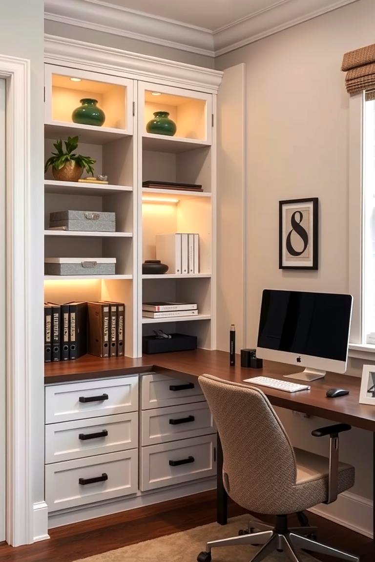 22 Creative Office Storage Ideas for Organized Workspaces - Lost At E Minor