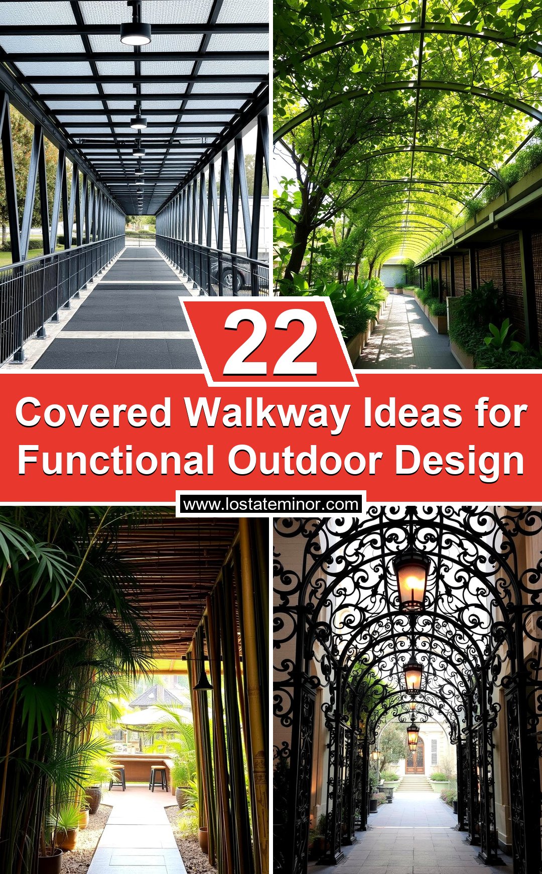 22 Covered Walkway Ideas for Functional Outdoor Design - Lost At E Minor
