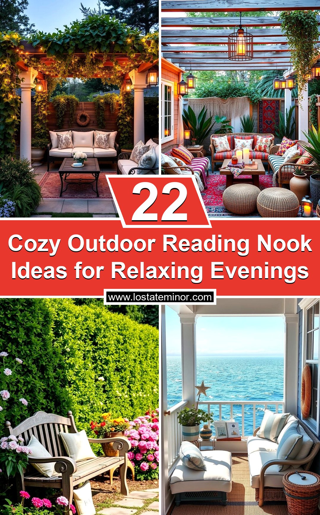 22 Cozy Outdoor Reading Nook Ideas for Relaxing Evenings - Lost At E Minor