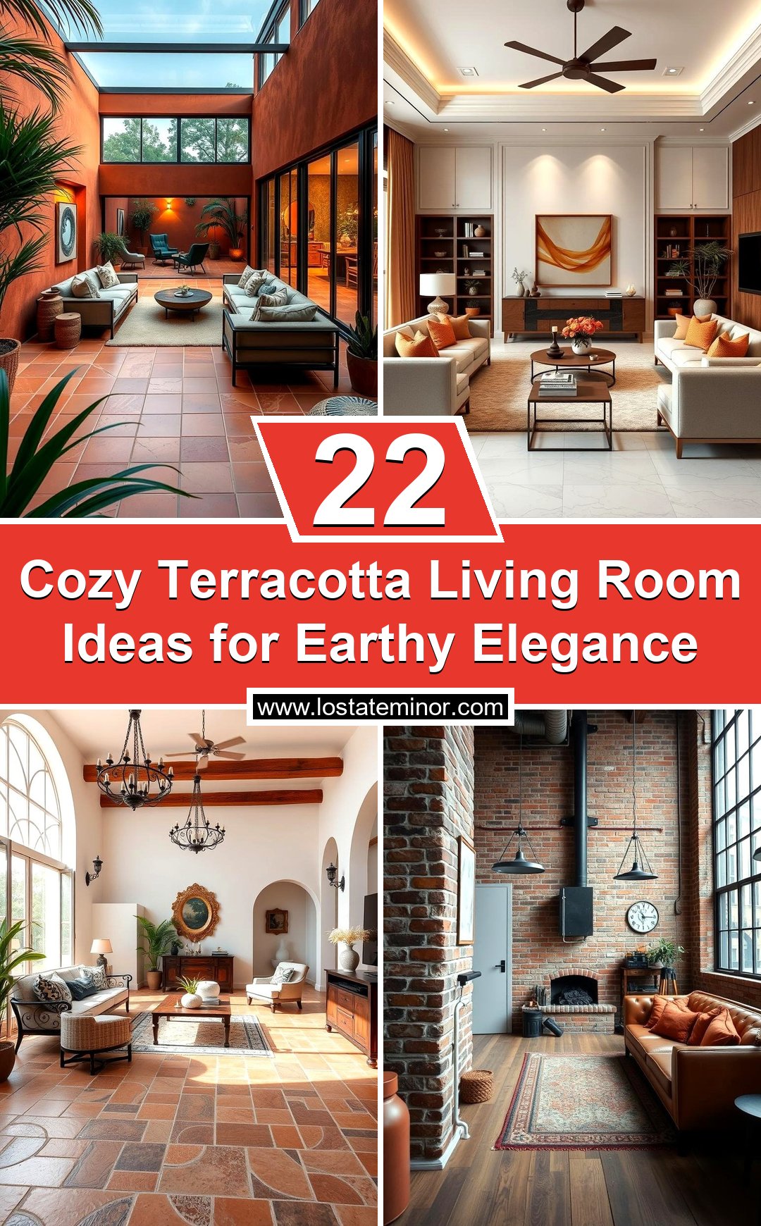 22 Cozy Terracotta Living Room Ideas for Earthy Elegance - Lost At E Minor