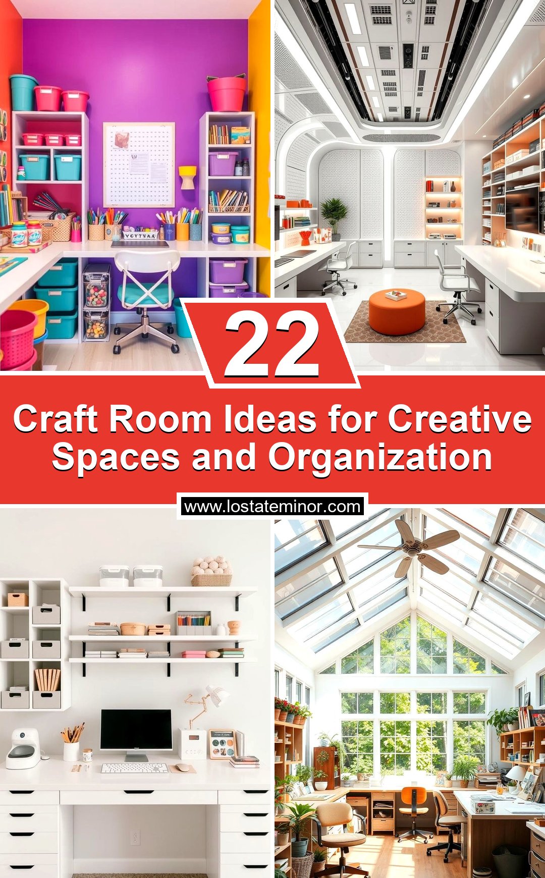 22 Craft Room Ideas for Creative Spaces & Organization - Lost At E Minor