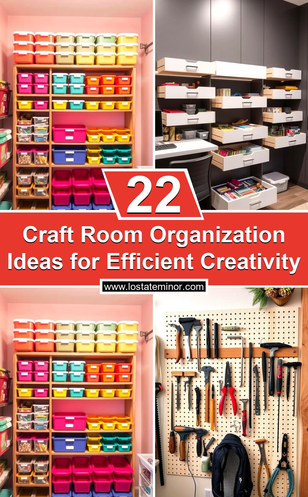 22 Craft Room Organization Ideas for Efficient Creativity - Lost At E Minor