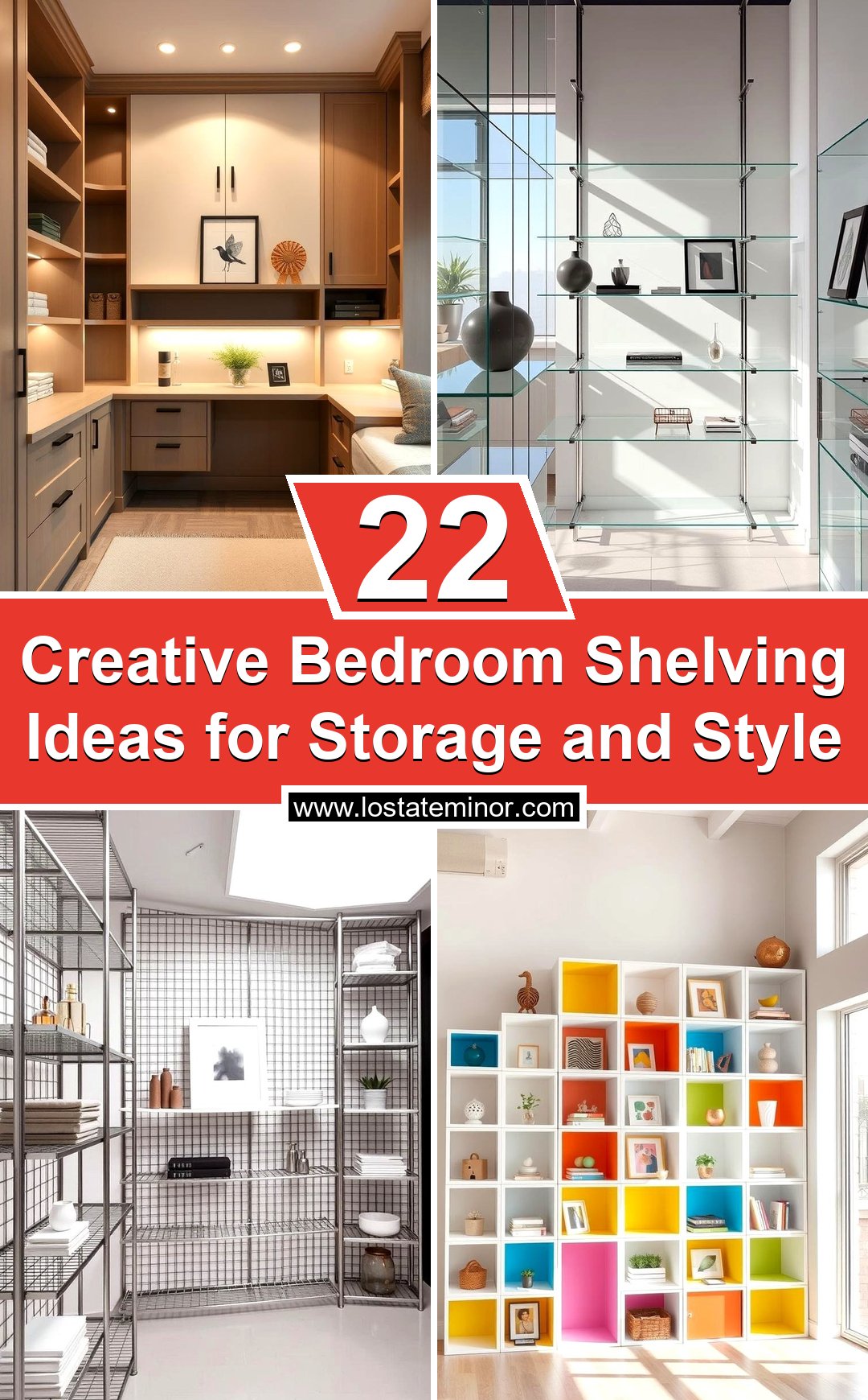 22 Creative Bedroom Shelving Ideas for Storage & Style - Lost At E Minor