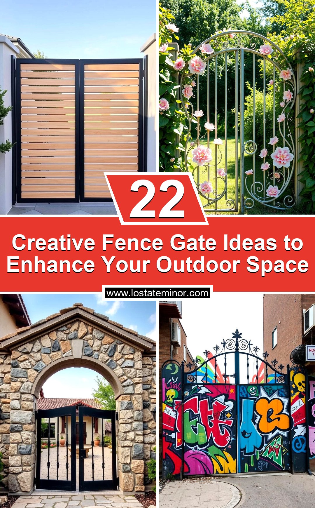 22 Creative Fence Gate Ideas to Enhance Your Outdoor Space - Lost At E ...